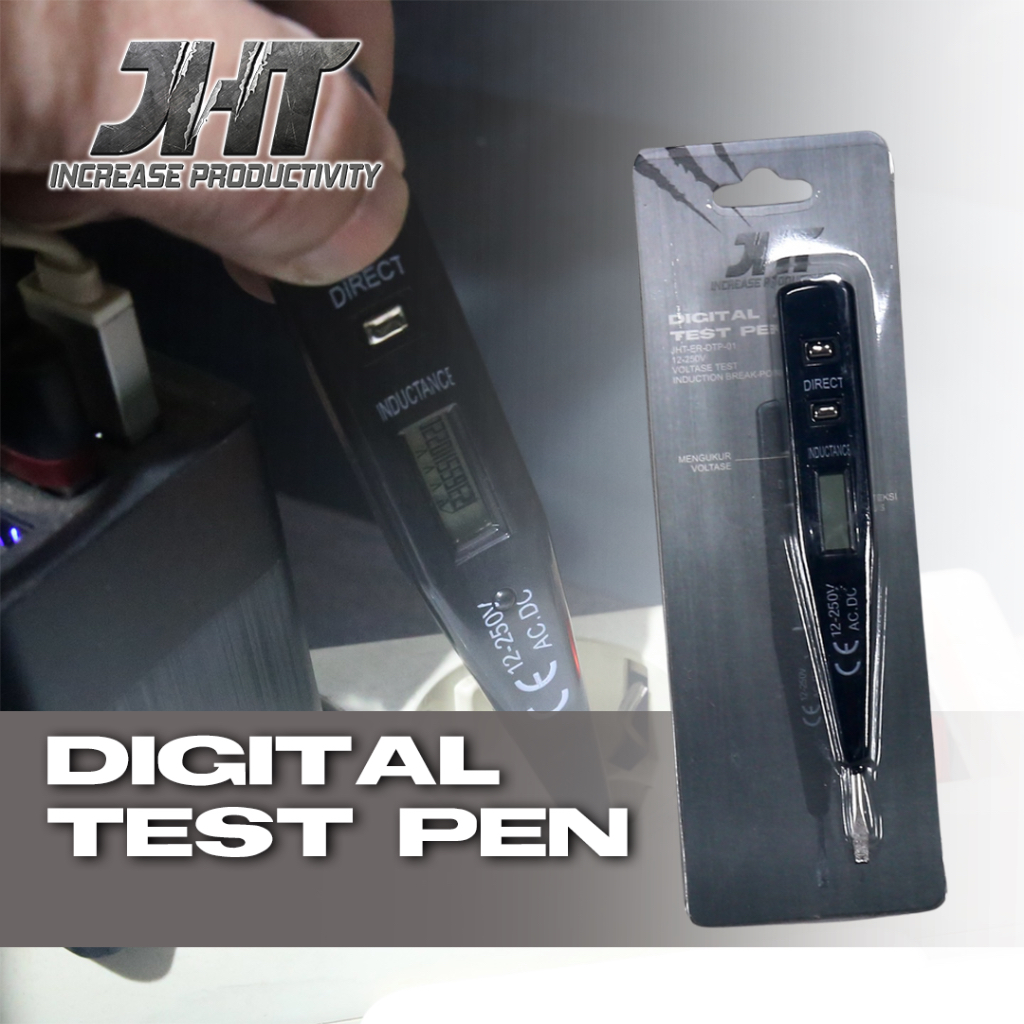 Jual JHT Tes Pen Digital AC-DC 12 - 250VAC MultiFungsi Pendeteksi ...