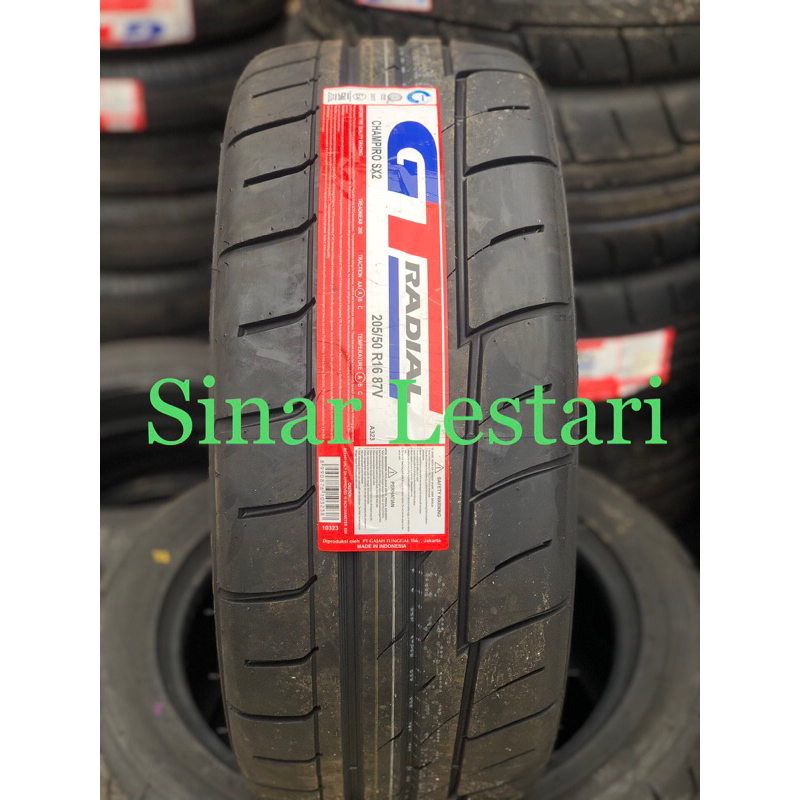 Jual Ban GT Radial Champiro SX2 Semi Slick 205 50 R16 Ban Mobil Jazz,Swift,Yaris,Vios Dll ...