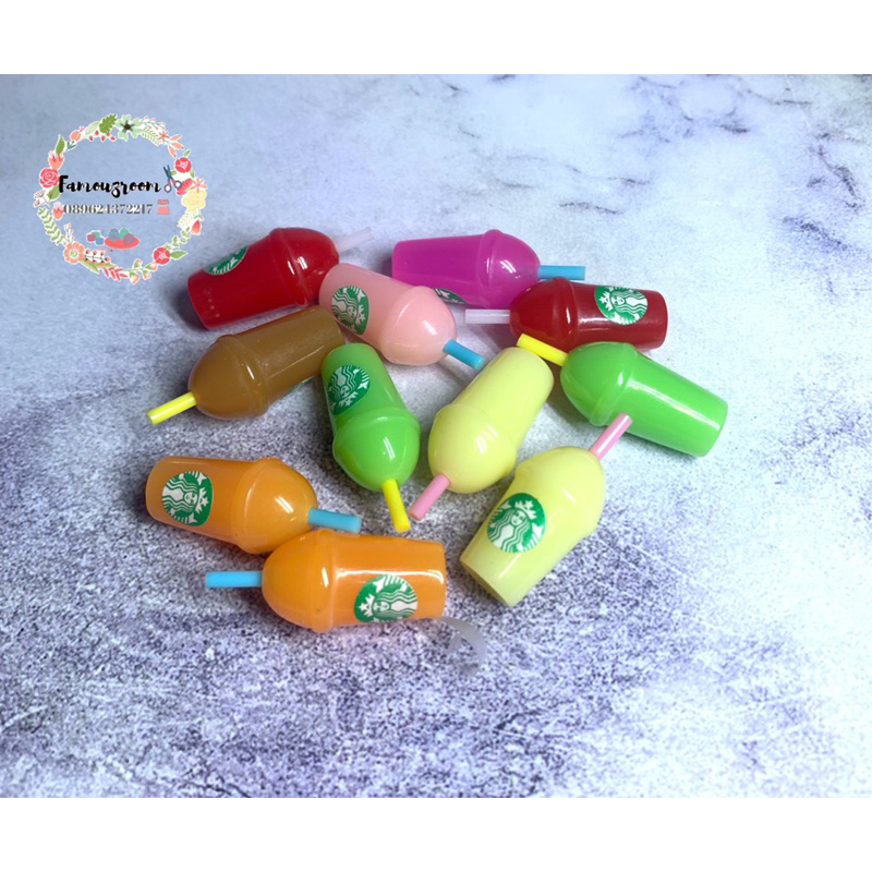 Jual Miniatur Botol Cup Minuman Starbucks skala 1:12 - Miniatur Tumbler ...