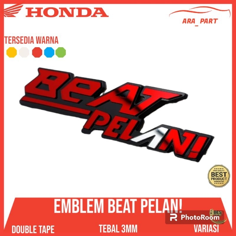 Jual EMBLEM TIMBUL 3D TULISAN BEAT PELAN/LOGO TIMBUL BEAT/AKSESORIS ...