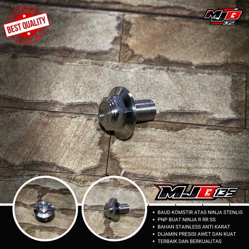 Jual BAUT BAUD L STAINLESS SEGITIGA ATAS KOMSTIR NINJA R RR SA STAINLESS ANTI KARAT | Shopee ...