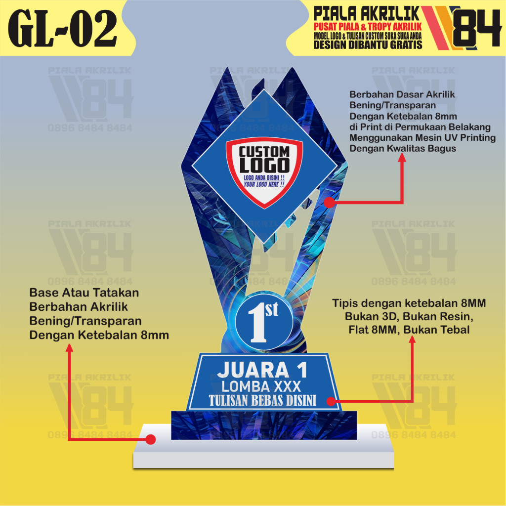 Jual PIALA, PIALA 1 SET, PIALA CUSTOM, TROPHY, TROPHY 1 SET, TROPHY ...