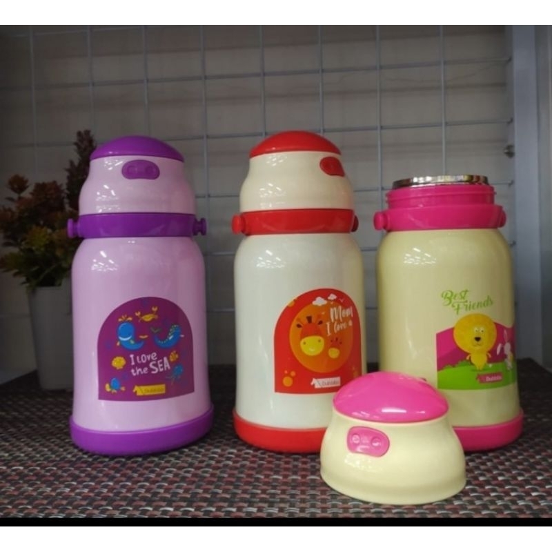 Jual Dubblin Bottle Termos Baby 400ml Botol minum anak 400ml stainless ...