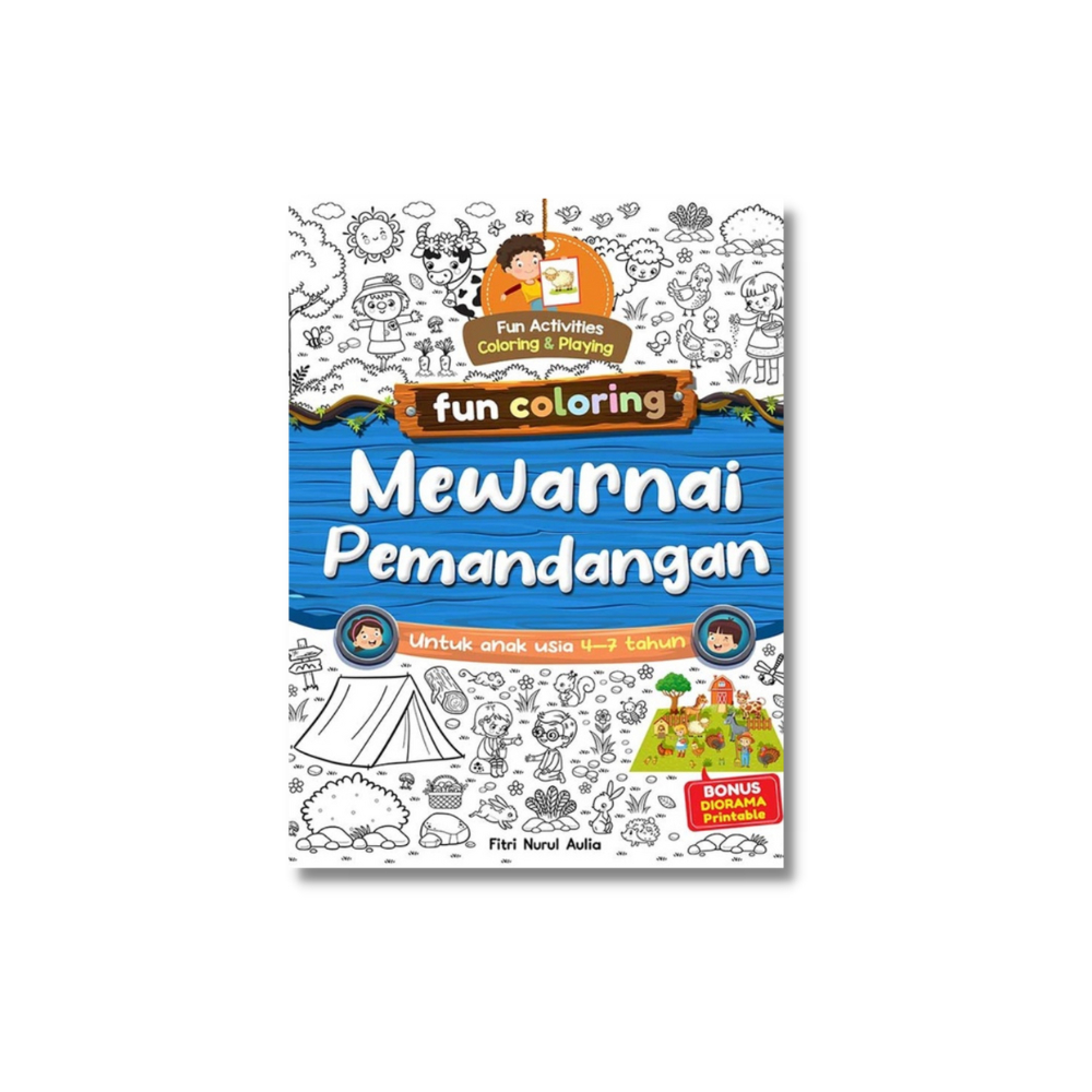 Jual Buku Fun Coloring: Mewarnai Pemandangan By Fitri Nurul Aulia ...