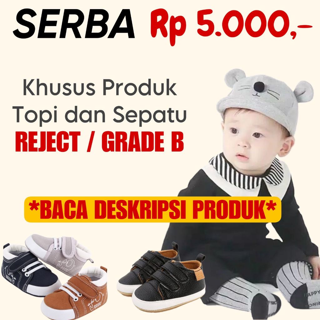 Jual Topi anak / sepatu anak REJECT GRADE B / fashion anak DEFECT SALE ...