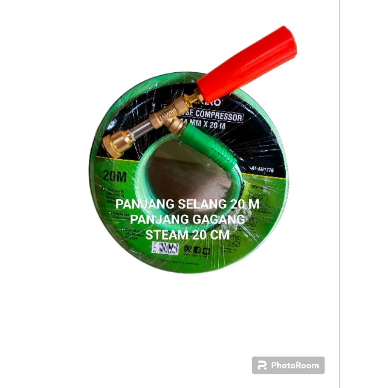 Jual Selang Steam Set 20 Meter - Selang Tekiro 20 Meter Dan Gagang ...