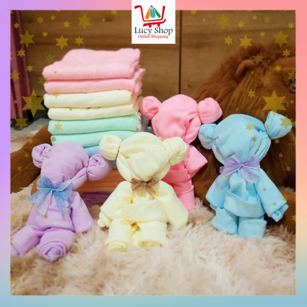 Jual Handuk Mandi Bayi 70x140 cm Polos Emboss Bear Souvenir Hamper ...
