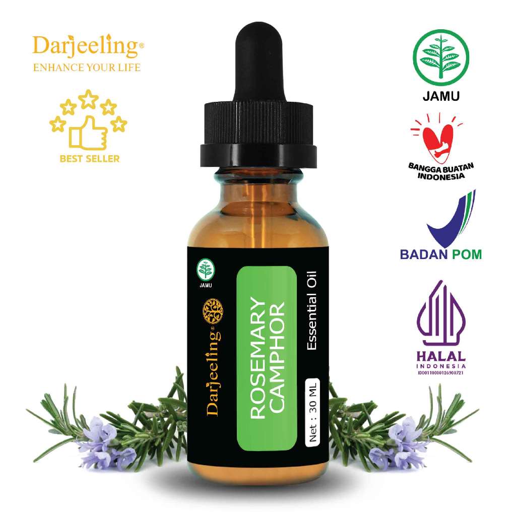 Jual Darjeeling Rosemary Camphor Pure Essential Oil / Minyak Rosemarin ...