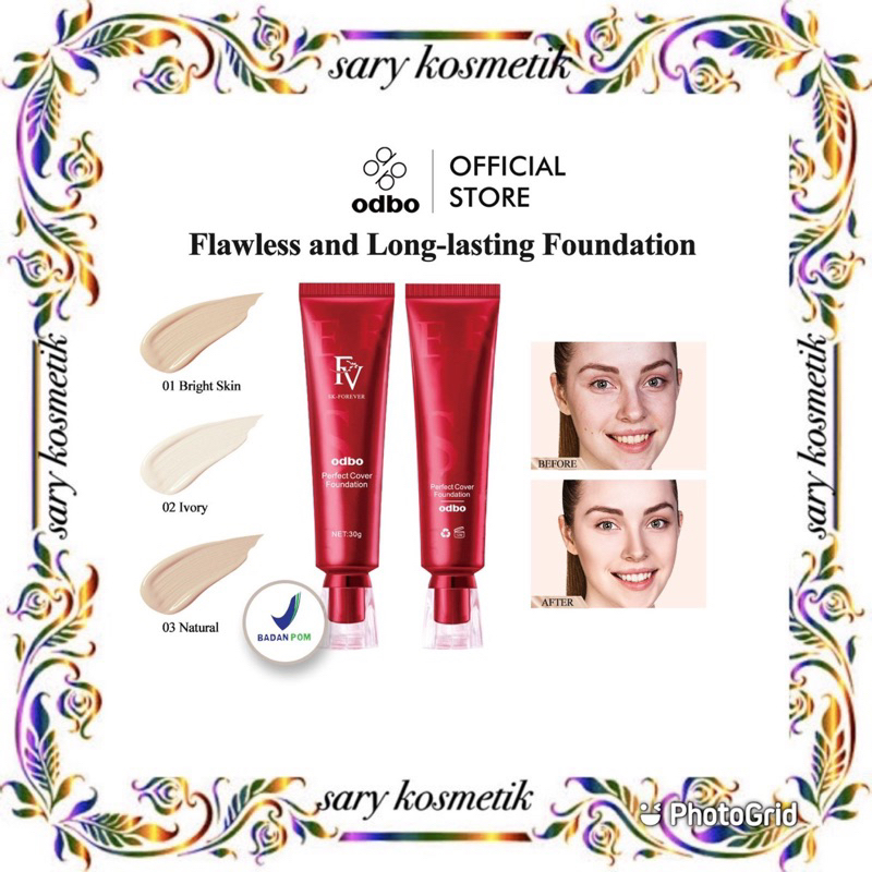 Jual 𝐒𝐀𝐑𝐘𝐊𝐎𝐒𝐌𝐄𝐓𝐈𝐊 [[ 𝐎𝐃𝐁𝐎 𝐂𝐎𝐕𝐄𝐑 𝐅𝐎𝐔𝐍𝐃𝐀𝐓𝐈𝐎𝐍 𝐁𝐏𝐎𝐌 ]] BPOM OdbO FV Original Cover Foundation 30g ...