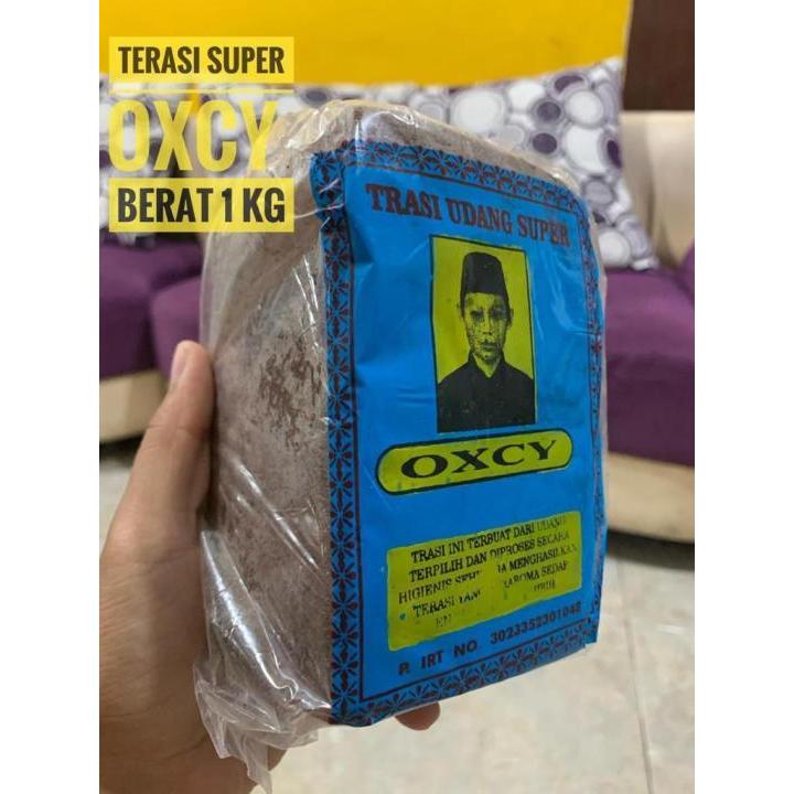 Jual Terasi Udang Super OXCY 1Kg Terasi Termantap Jiwa Terasi Ternikmat ...