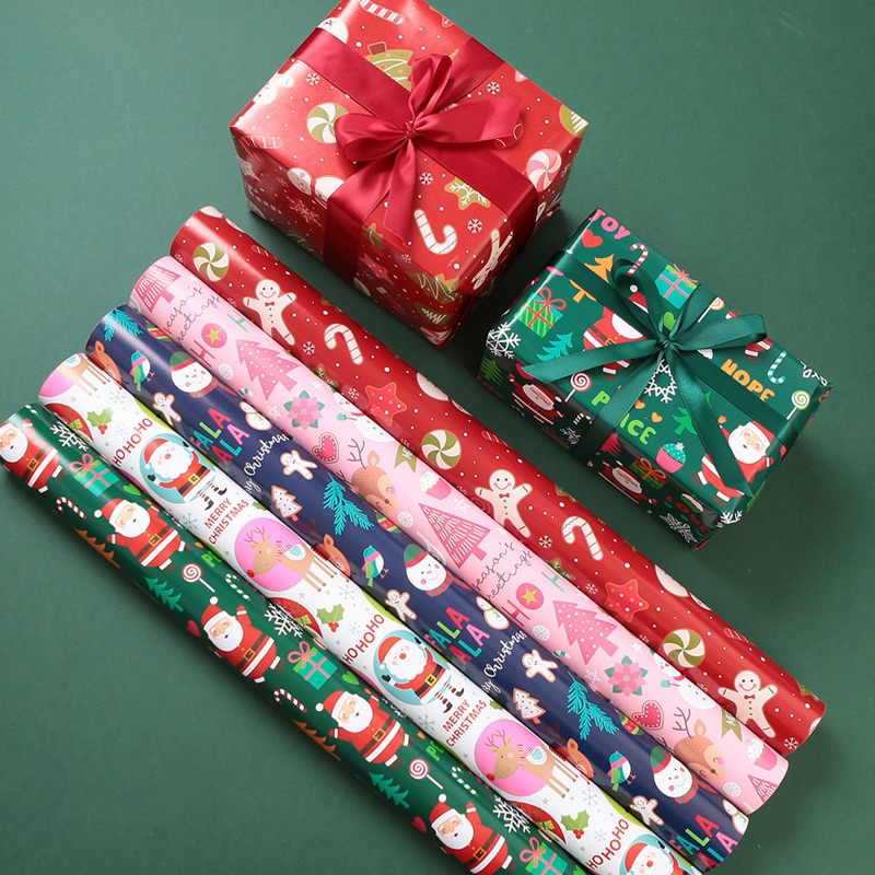 Jual KERTAS KADO NATAL CHRISTMAS KERTAS KADO BUNGKUS KADO | Shopee ...