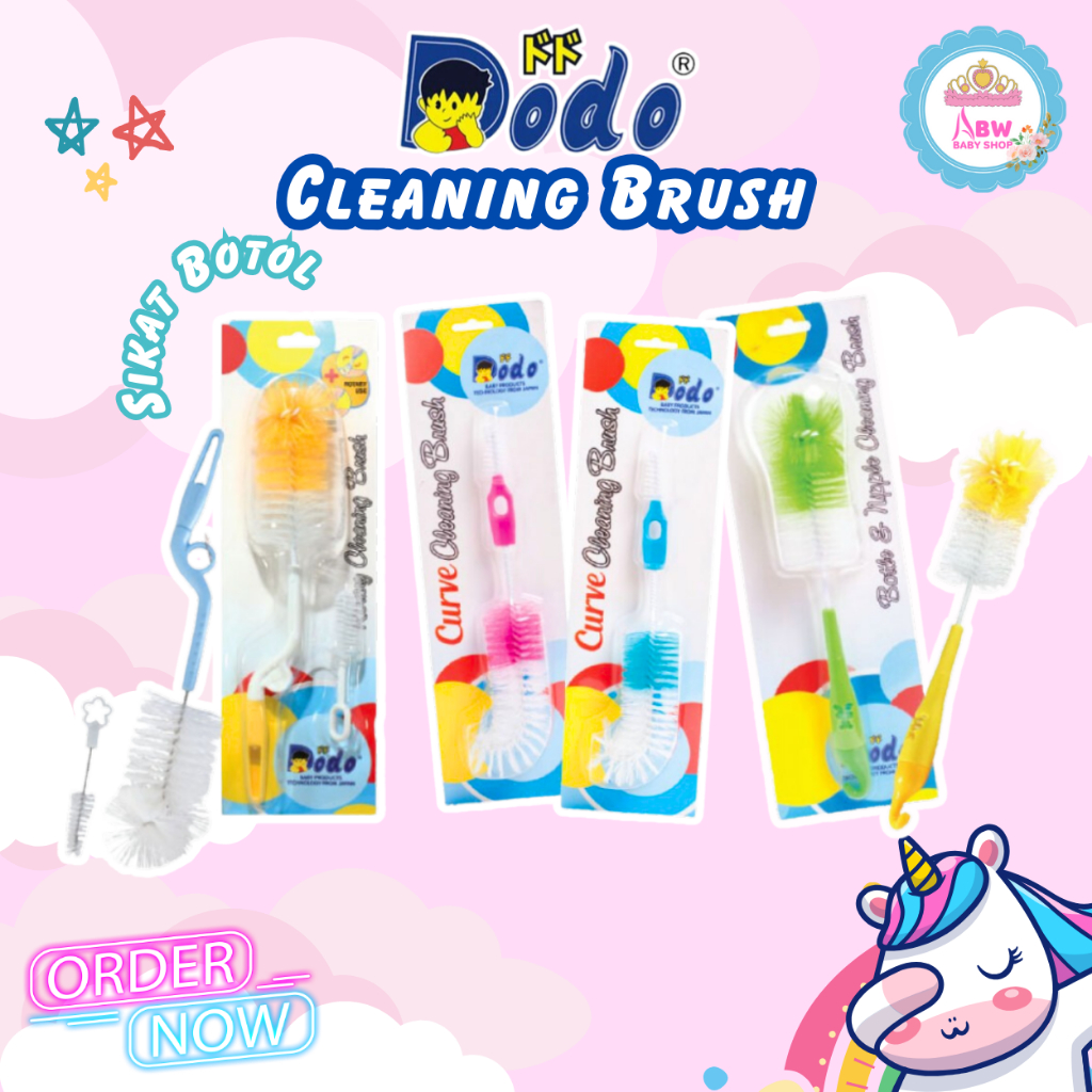 Jual Dodo Bottle And Nipple Cleaning Brush Sikat Pembersih Botol dan ...
