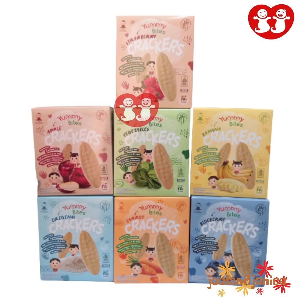Jual YUMMY BITES BABY RICE CRACKERS 50gr (Snack Cemilan Bayi) | Shopee ...