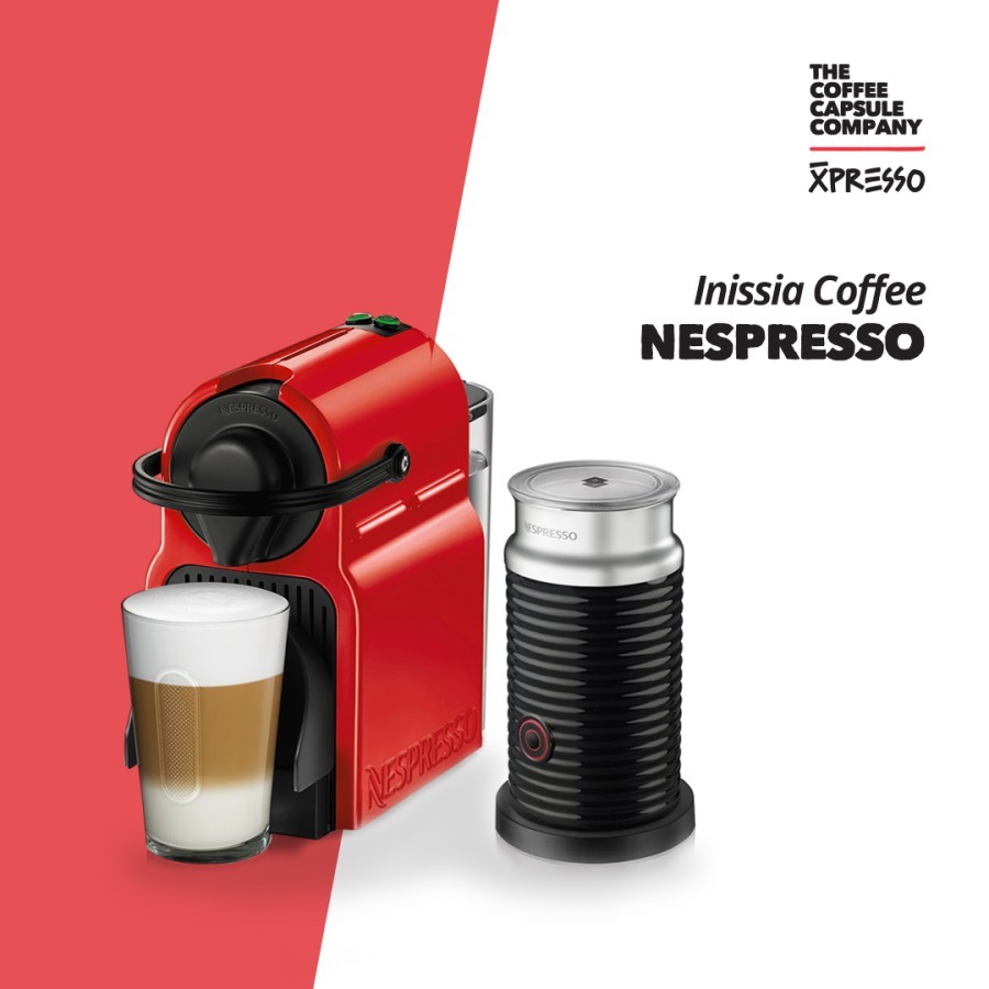 Jual Nespresso - Machine Coffee - Inissia & Aeroccino Bundle | Shopee ...