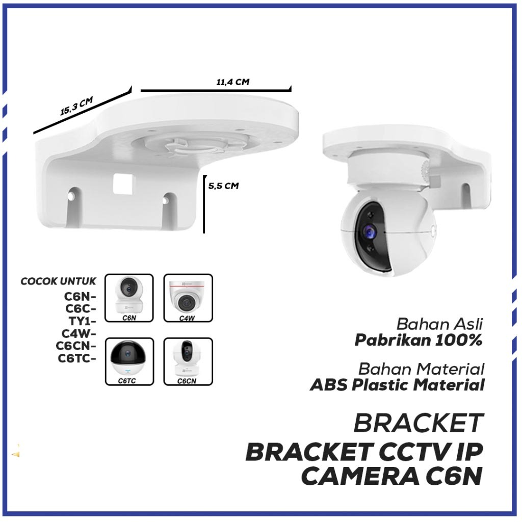 Jual Braket Dinding Ezviz C6N | Ezviz TY1 | Ezviz C6T | Ezviz C6C ...