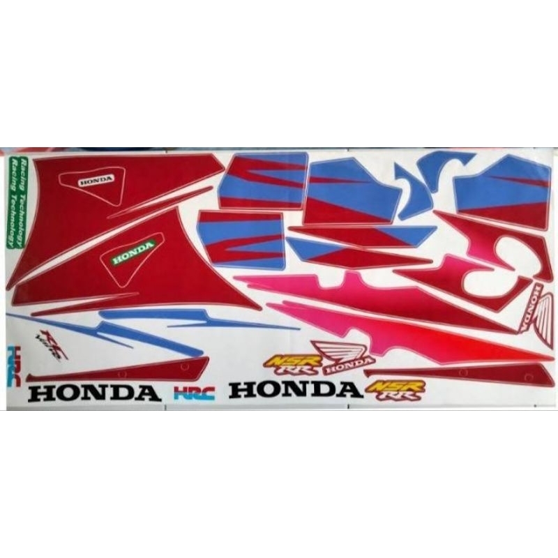 Jual sticker striping Honda NSR RR astra variasi bisa riquest | Shopee ...