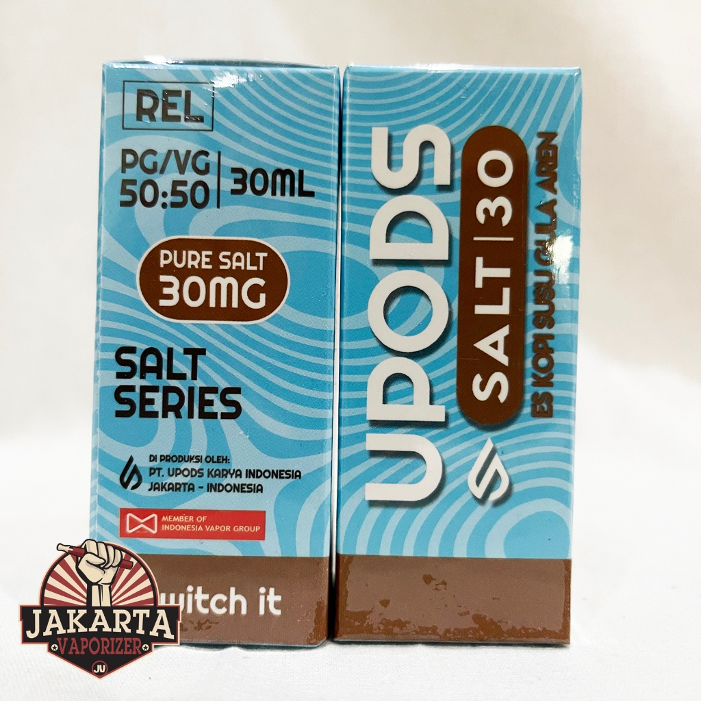 Jual [SALT] UPODS ES KOPI SUSU GULA AREN SALTNIC 30ML 30MG BY UPODS ...