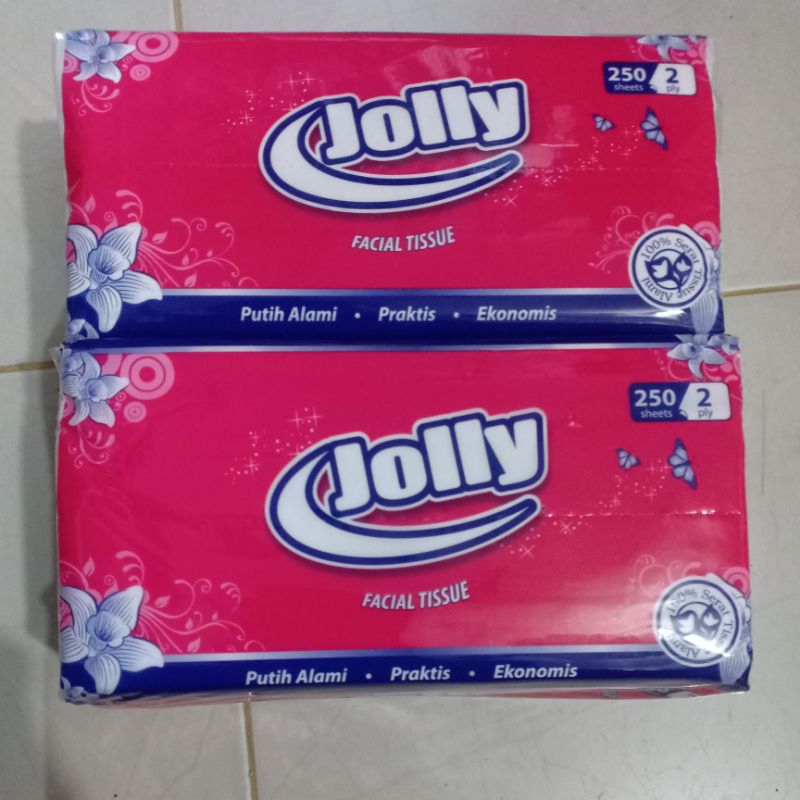 Jual Tisu Jolly Facial Tissue 250 Sheets 2Pcs | Shopee Indonesia