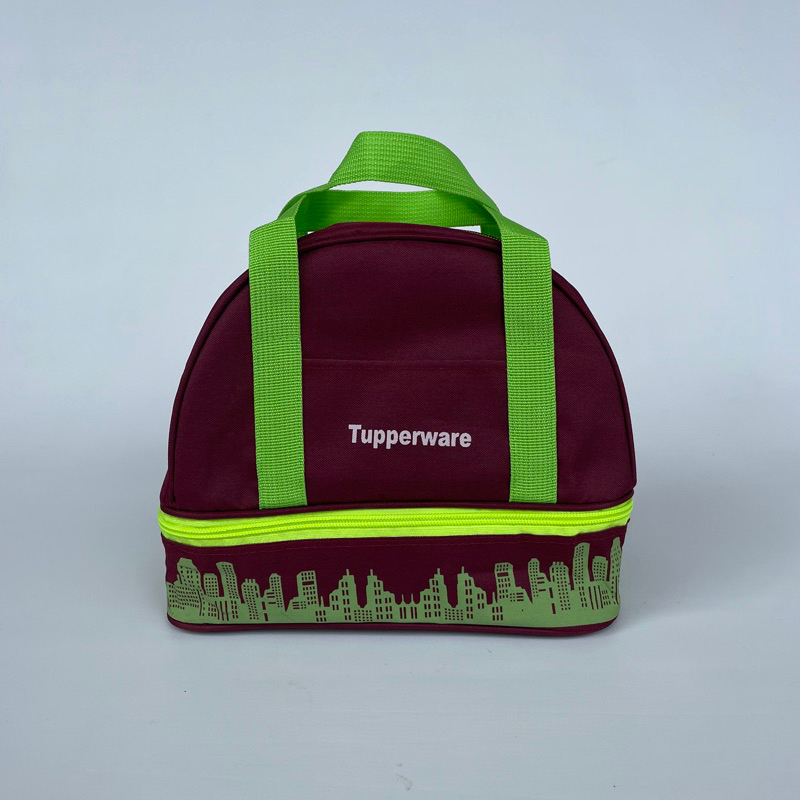 Jual Cnc Dobel Motif gedung Tupperware (zipper bunga es) | Shopee Indonesia
