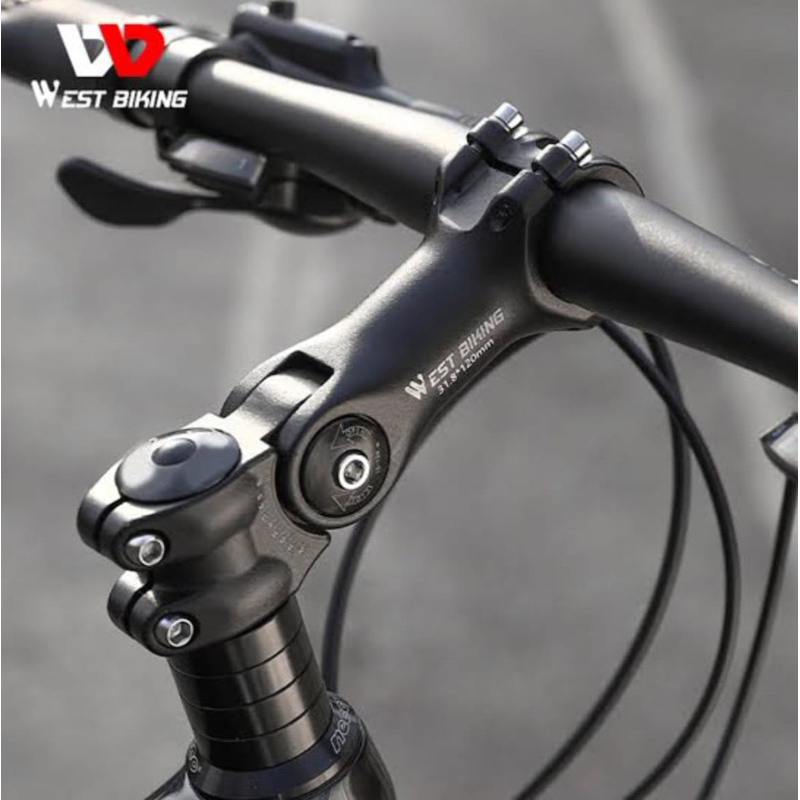 Jual Stem Stang Sepeda West Biking Adjustable 0-60 Derajat Height ...