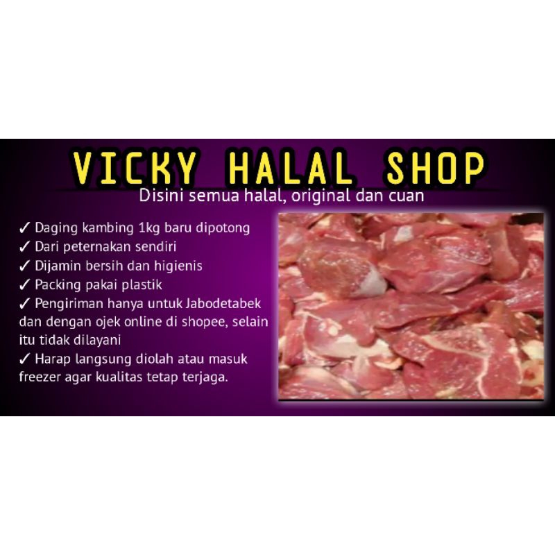 Jual DAGING KAMBING DOMBA USIA DEWASA FRESH TANPA CAMPURAN TULANG ATAU ...