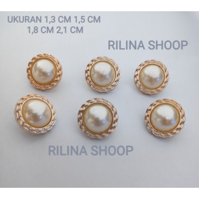 Jual 400 Pcs Kancing Mutiara Jamur A 912 Mutiara Motif Rantai | Shopee ...