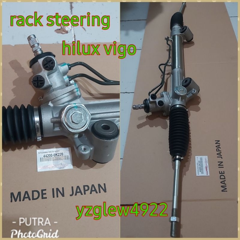 Jual rack steering assy rack stir bak stir hilux vigo doule cabin japan | Shopee Indonesia