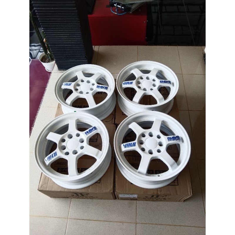 Jual Velg volk rays te37 Ring 14 velg import J500 by JF luxury ,velg ...