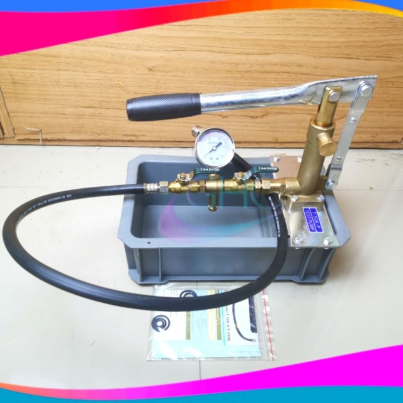 Jual Alat Tes Tekanan Air Pipa 50kg OPT Taiwan Pressure Test Pump Pipe ...