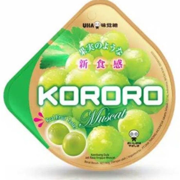 Jual Uha Kororo Muscat Jelly Candy / Permen Jeli Rasa Anggur Muscat 40 ...