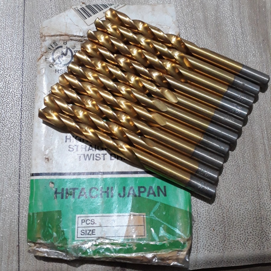 Jual Mata Bor Besi Hitachi Japan kuning | Shopee Indonesia