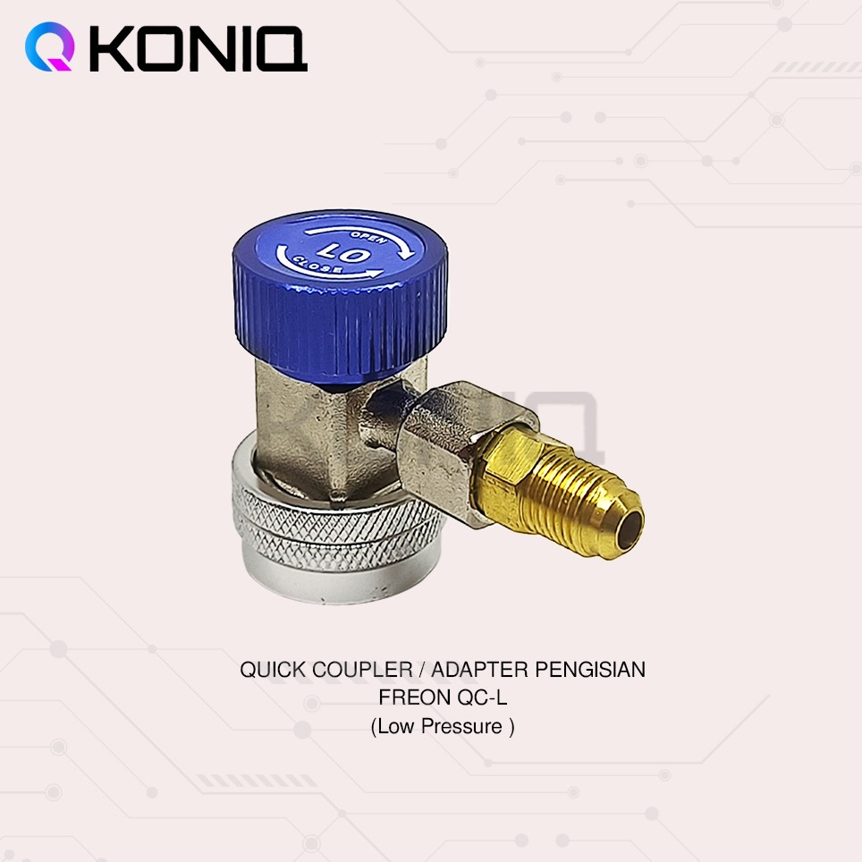 Jual ADAPTER SINGLE QUICK COUPLER LOW / ADAPTOR PENGISIAN FREON MOBIL ...