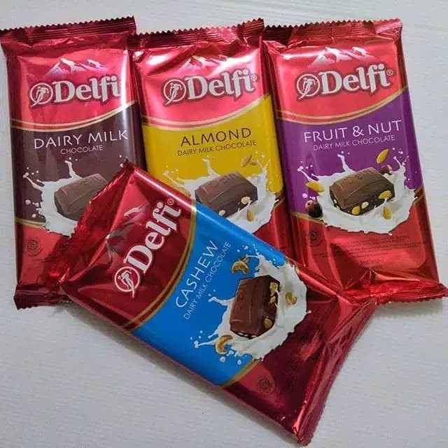 Jual DELFI COKLAT BAR 125 GRAM 1 BOX ISI 10 / MEDE - ALMOND - FRUIT NUT ...
