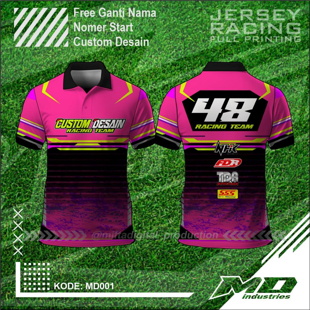 Jual Jersey Team Racing Balap ( Custom Nama ) - Jersey Racing | Shopee ...