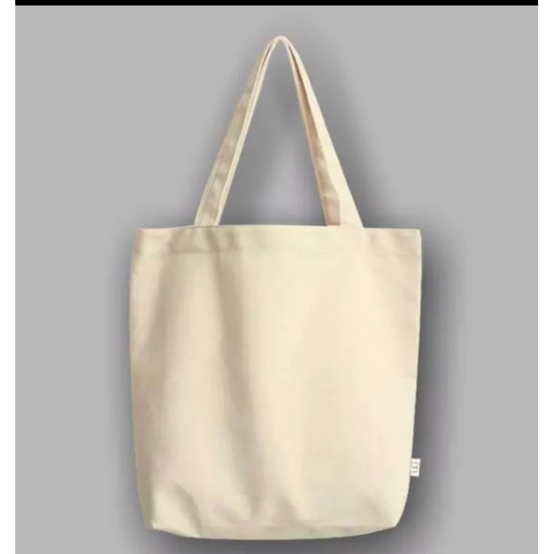 Jual TOTEBAG POLOS Pakai Resleting / Tote Bag Praktis Cocok untuk Sablon Seminar Acara | Shopee ...