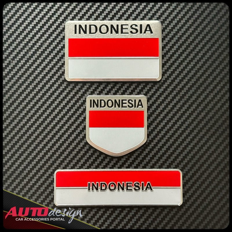 Jual Emblem Bendera Indonesia Alumunium Sheet Best Quality | Shopee ...