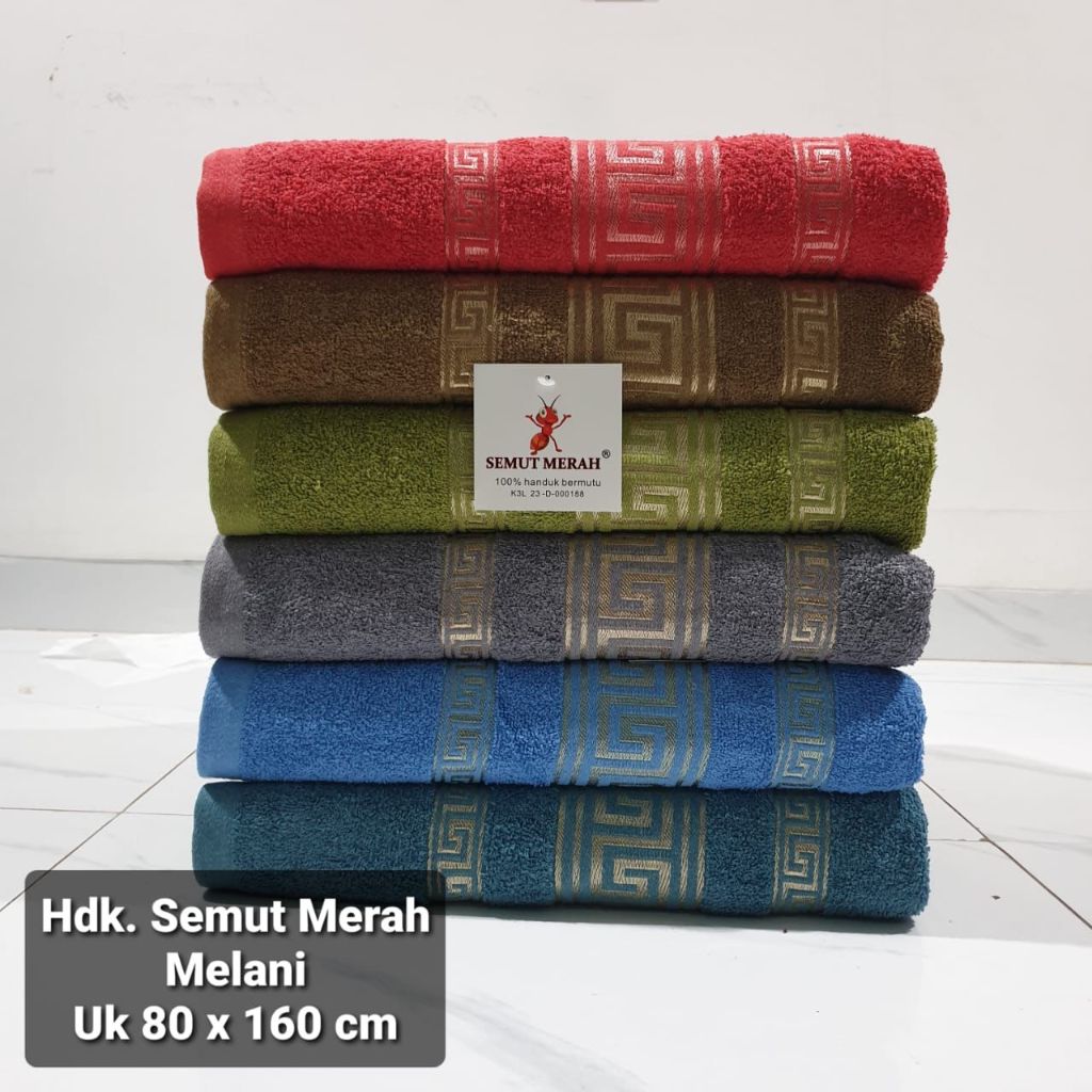 Jual Handuk Bordir Merk Semut Merah Ukuran 80 x 160 cm | Shopee Indonesia