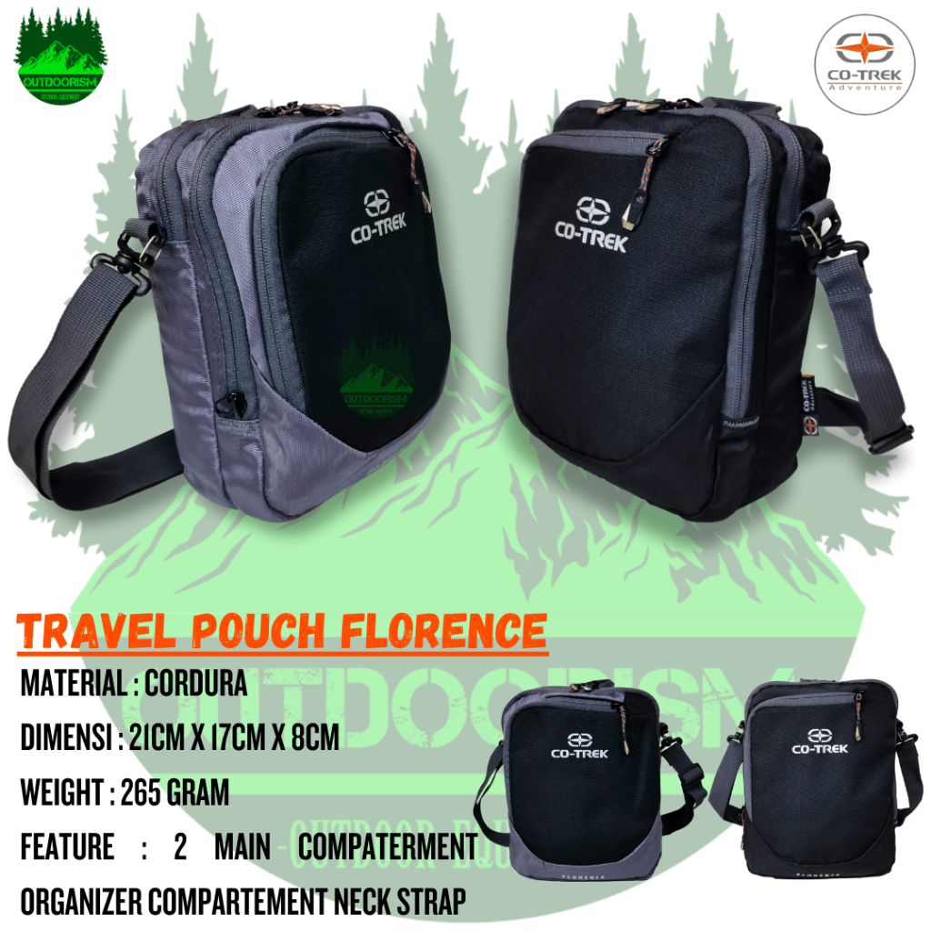 Jual Travel Pouch Cotrek Florence | Tas Selempang Cotrek Adventure ...