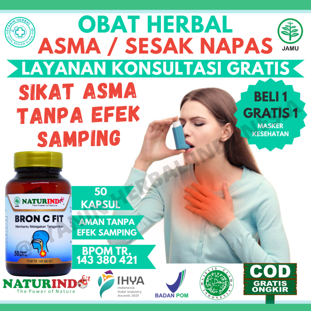 Jual Obat Asma Sesak Nafas Gurah Lendir Ampuh Obat Batuk Berdahak ...