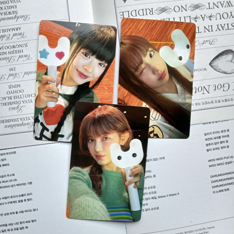 Jual [Ready Siap Kirim] Photocard Newjeans Lightstick Binky bong Hanni ...