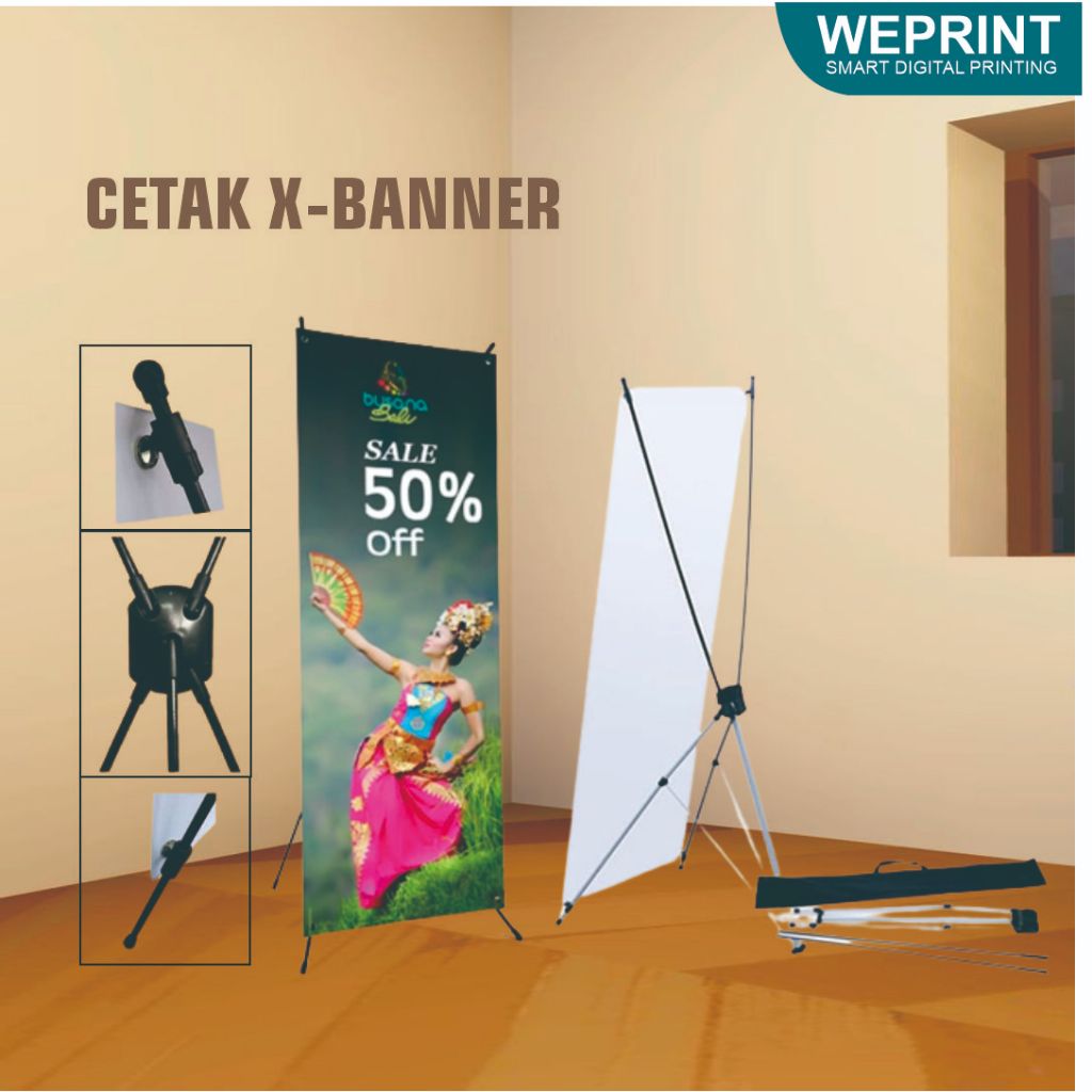 Jual Paket X banner / Cetak Display X Banner 60 x 160 cm Media Promosi ...