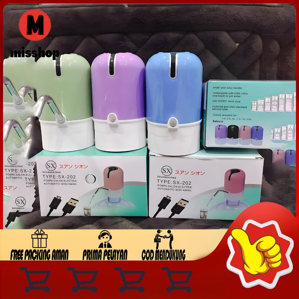 Jual (MS) Dispenser Pompa Air galon / Elektrik Listrik Portable / Pompa ...