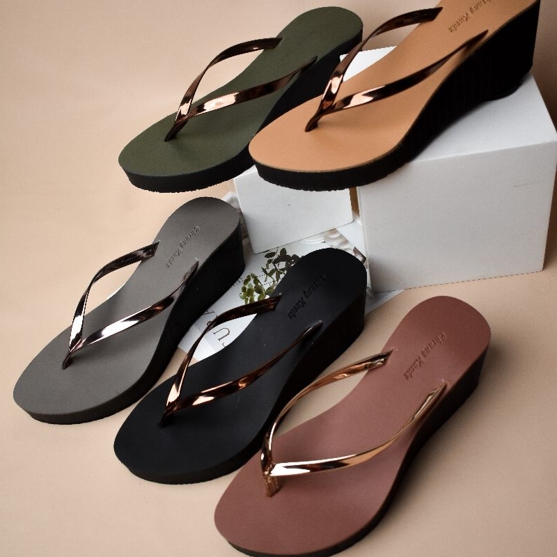 Jual CHEUNG KUEDZ || SANDAL WEDGES SPONS PREMIUM SPON 03 || SANDAL ...