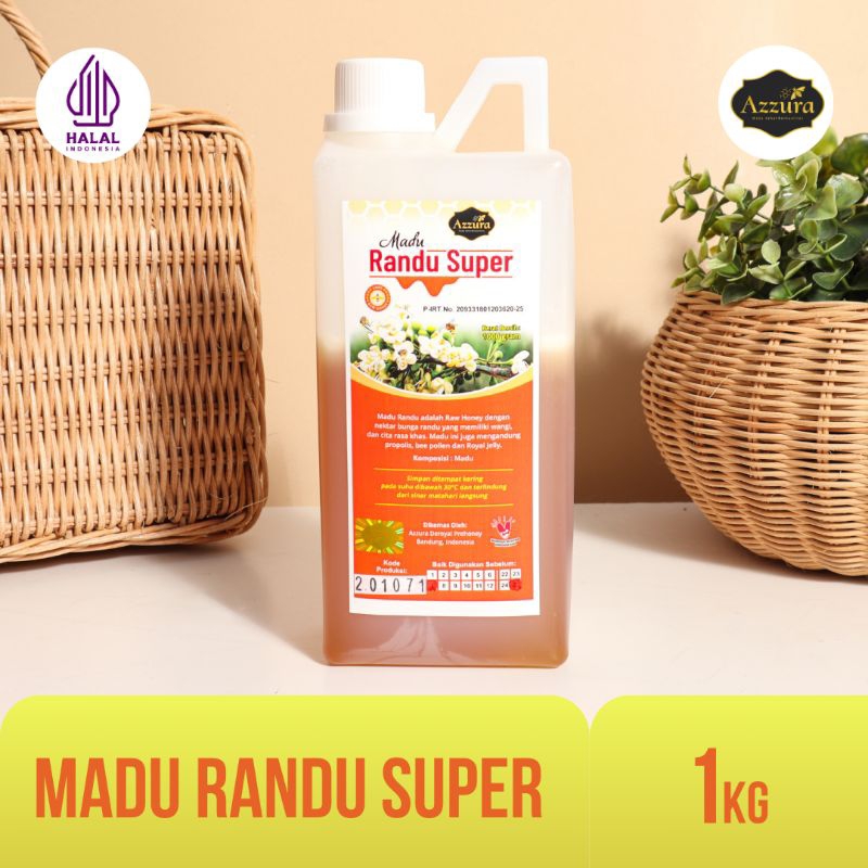 Jual Azzura - Madu Murni Nektar Randu 100% Asli Madu Bunga Randu 1 Kg ...