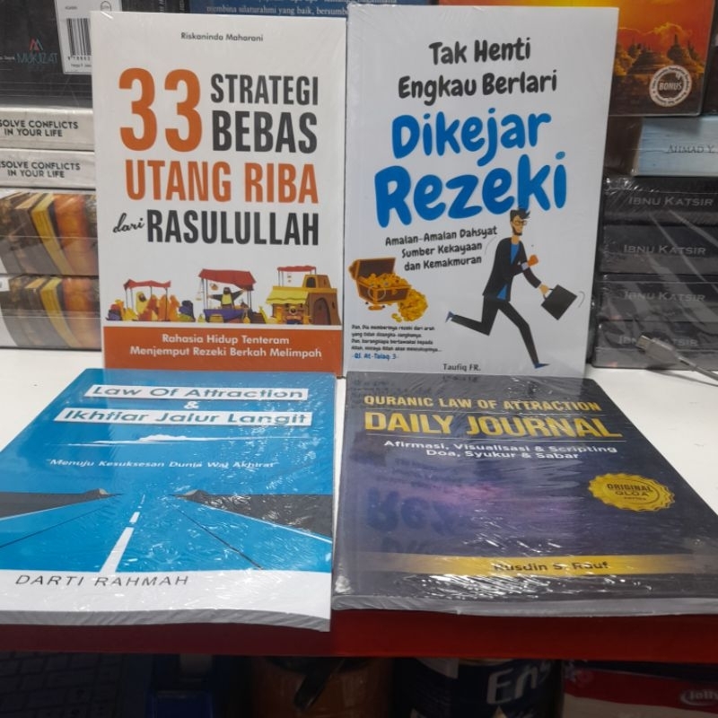 Jual Paket 4 buku 33 strategi bebas utang riba dari rasulullah, tak ...
