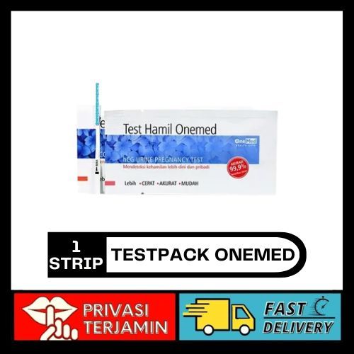 Jual Tes Kehamilan Testpack OneMed Tespek One Med hCG Urine Pregnancy 1 ...
