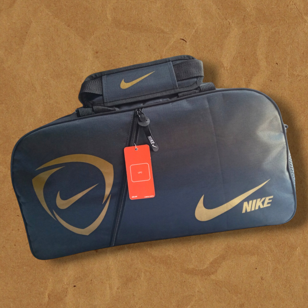 Jual Duffel Bag 3 in 1 NIKE Klasik Hitam Logo Cokelat | Shopee Indonesia