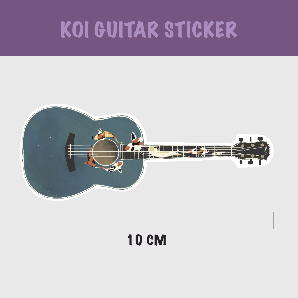 Jual Sticker Gitar Koi Speak Now Taylor Swift | Shopee Indonesia