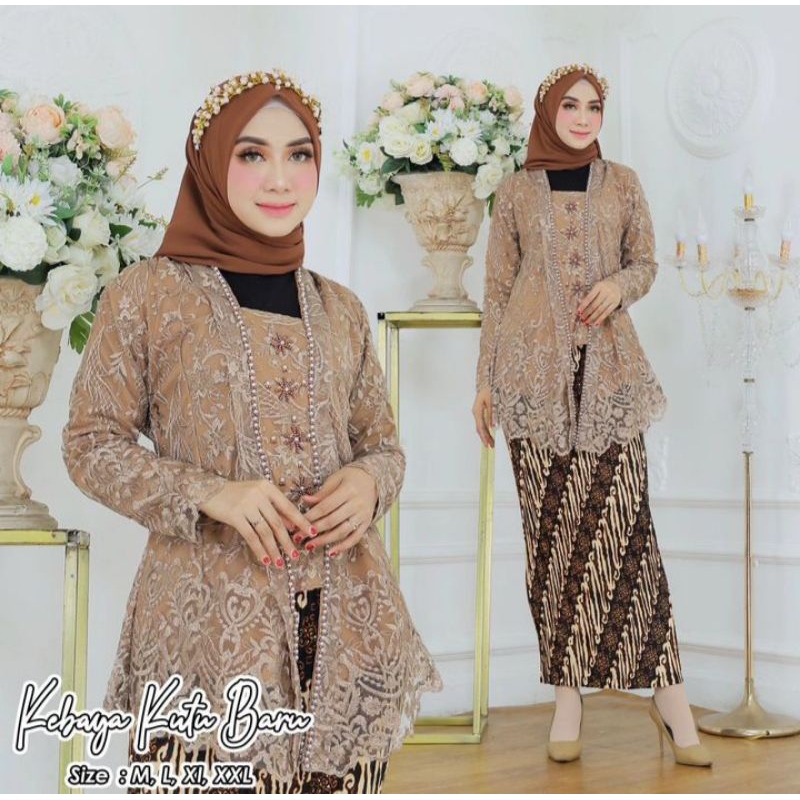 Jual COD - SET KEBAYA PAYET MODERN KUTUBARU - KEBAYA MODERN - KEBAYA ...