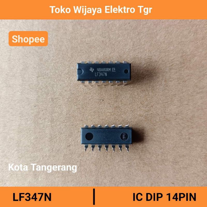 Jual Mesin Las Sparepart | LF347N IC Dip 14 Pin | Shopee Indonesia